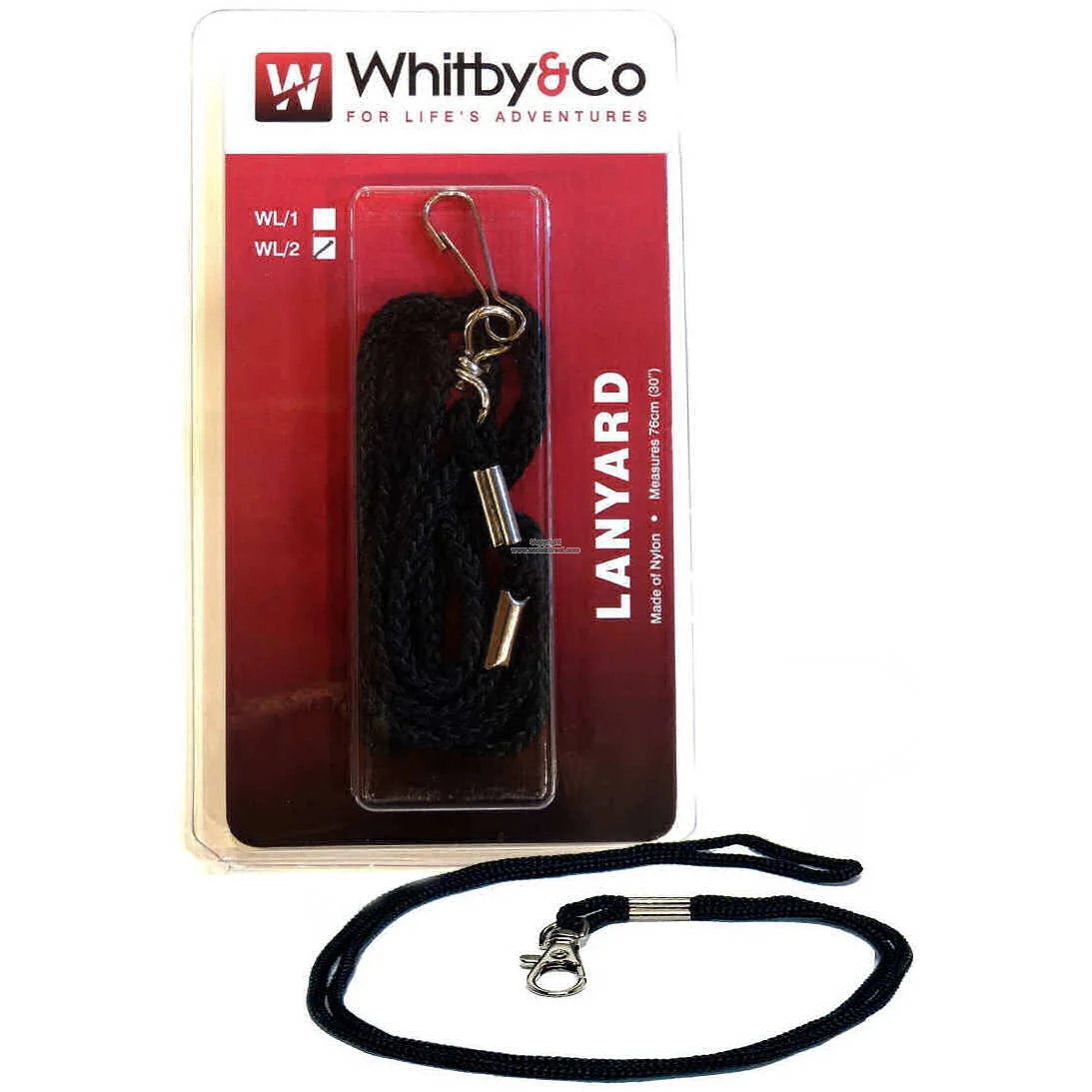 Whitby black lanyard | Greenfield Gunmakers