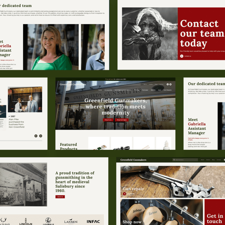 Introducing our new Greenfield Guns Website | Greenfield Gunmakers
